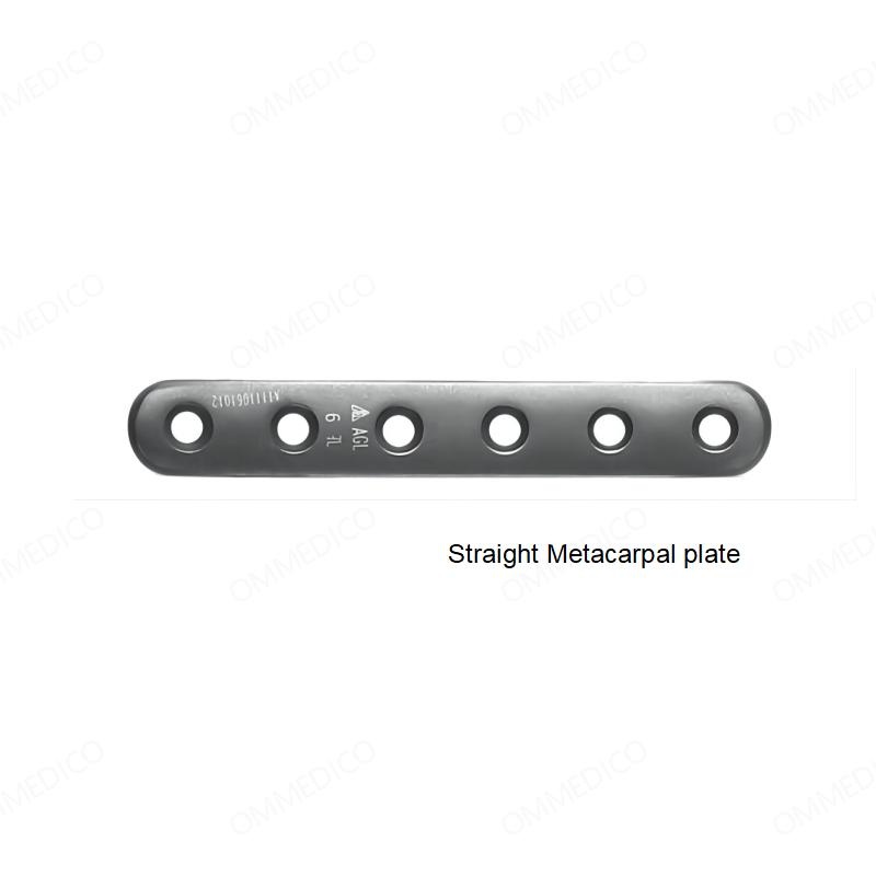 Straight Metacarpal trauma plate